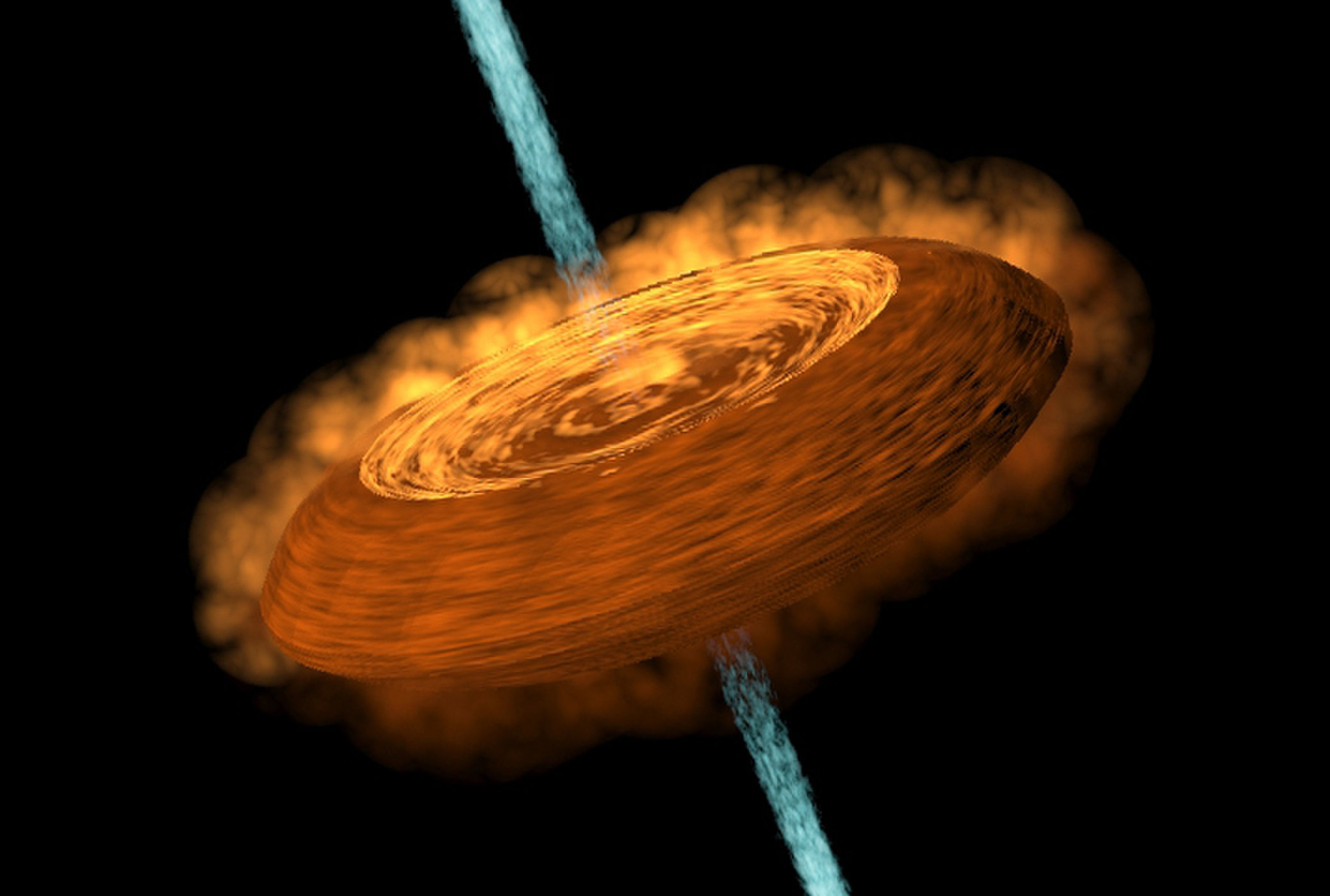 Astronomers Spy a Curious Hamburger-Shaped Protostellar Disk | Space